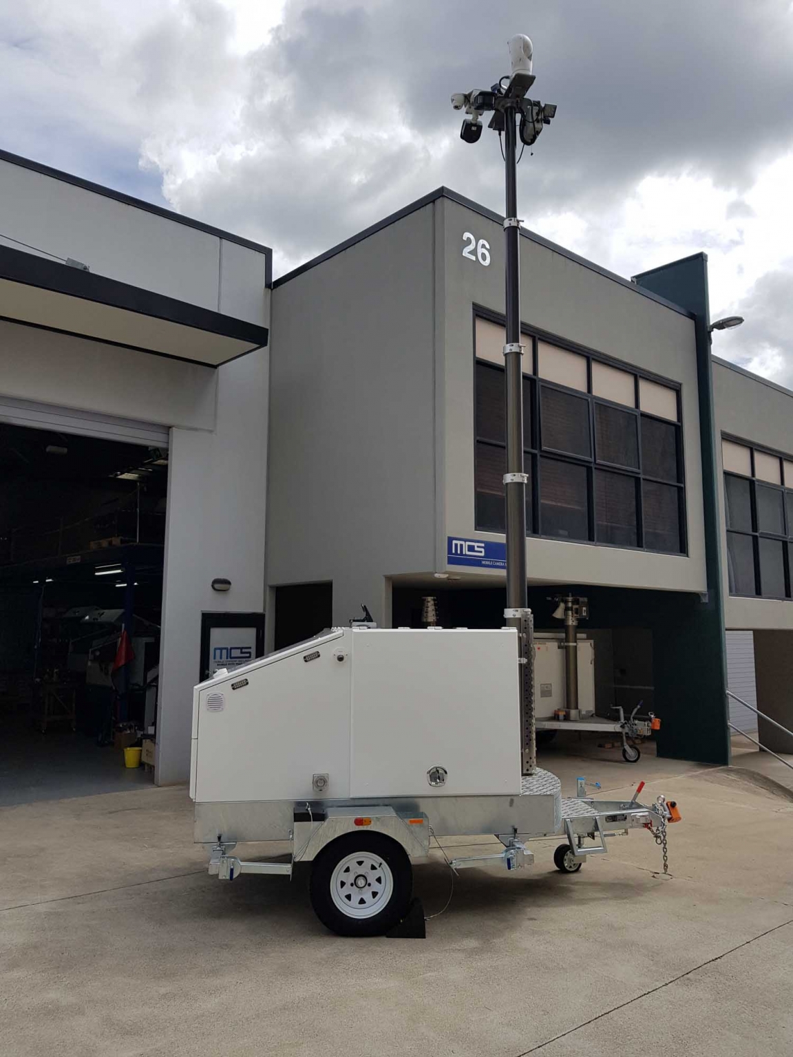 Mobile CCTV Trailer Camera | Mobile Camera Security