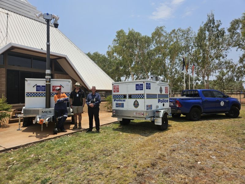 Two Mobile CCTV Trailers for NT - Mobile Camera Security